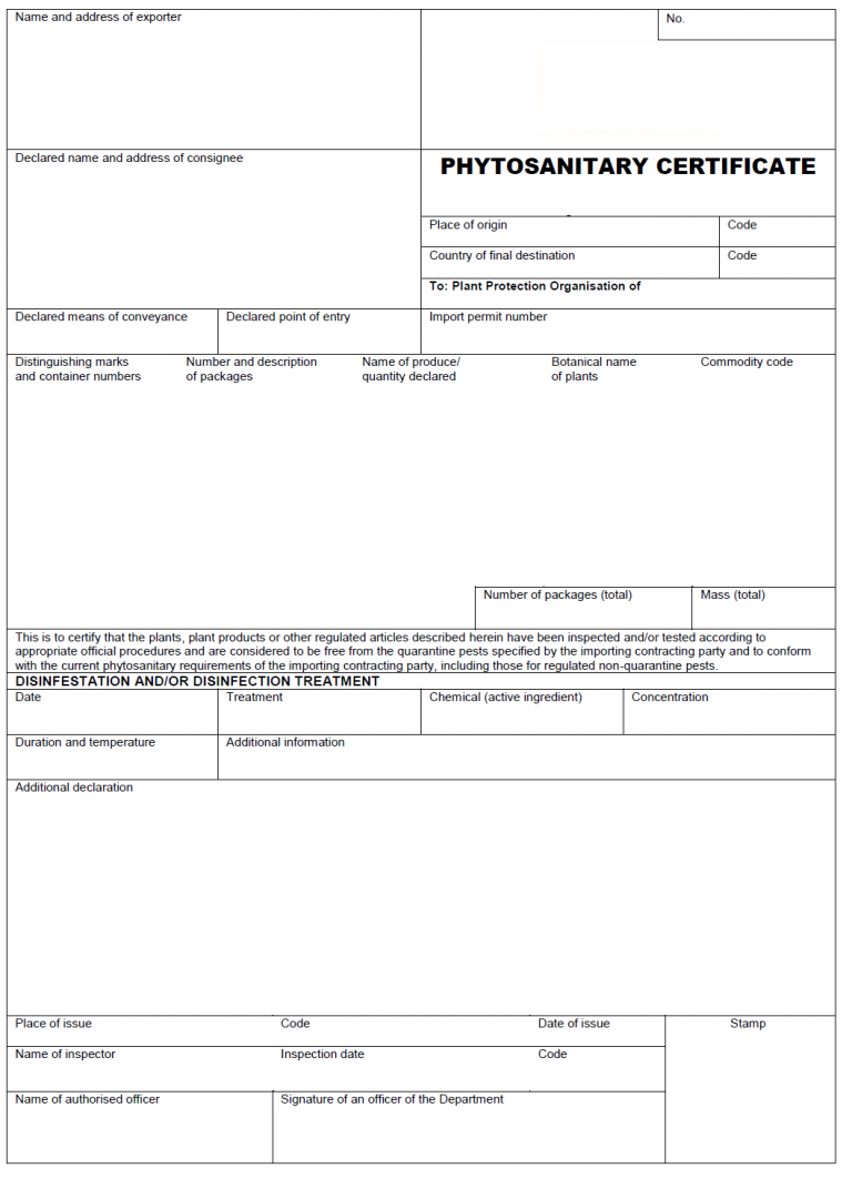 Phytosanitary Certificate used in Global Trade | IncoDocs
