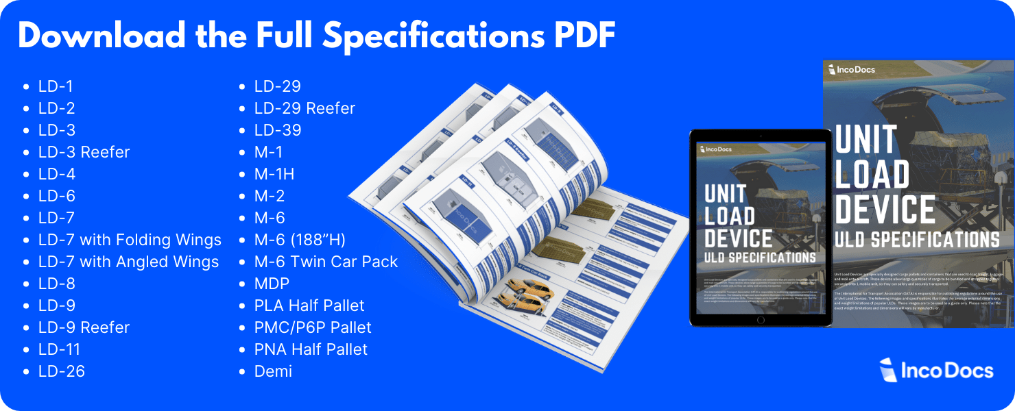 Unit Load Device ULD Air Container Specifications | IncoDocs